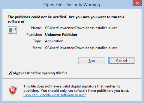 Security UI – text/plain