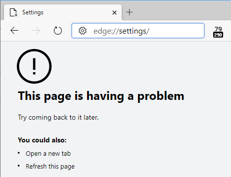Aw, snap! What if Every Tab Crashes? – text/plain