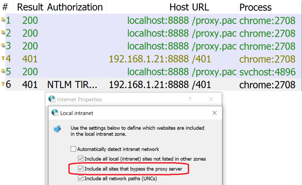 Web Proxy Auto Discovery (WPAD) – text/plain