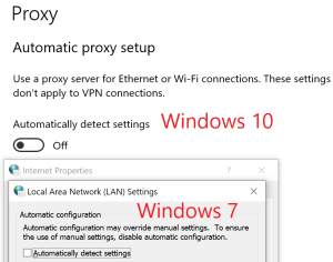 Web Proxy Auto Discovery (WPAD) – text/plain