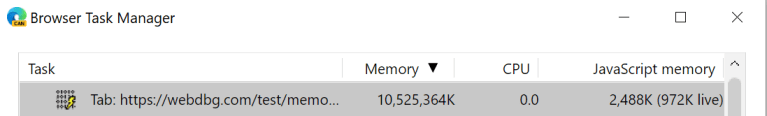 Browser Memory Limits – text/plain