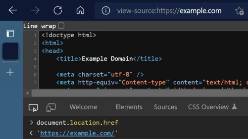 View-Source – text/plain