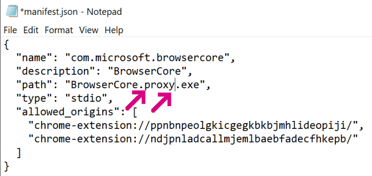 Debug Native Messaging – text/plain