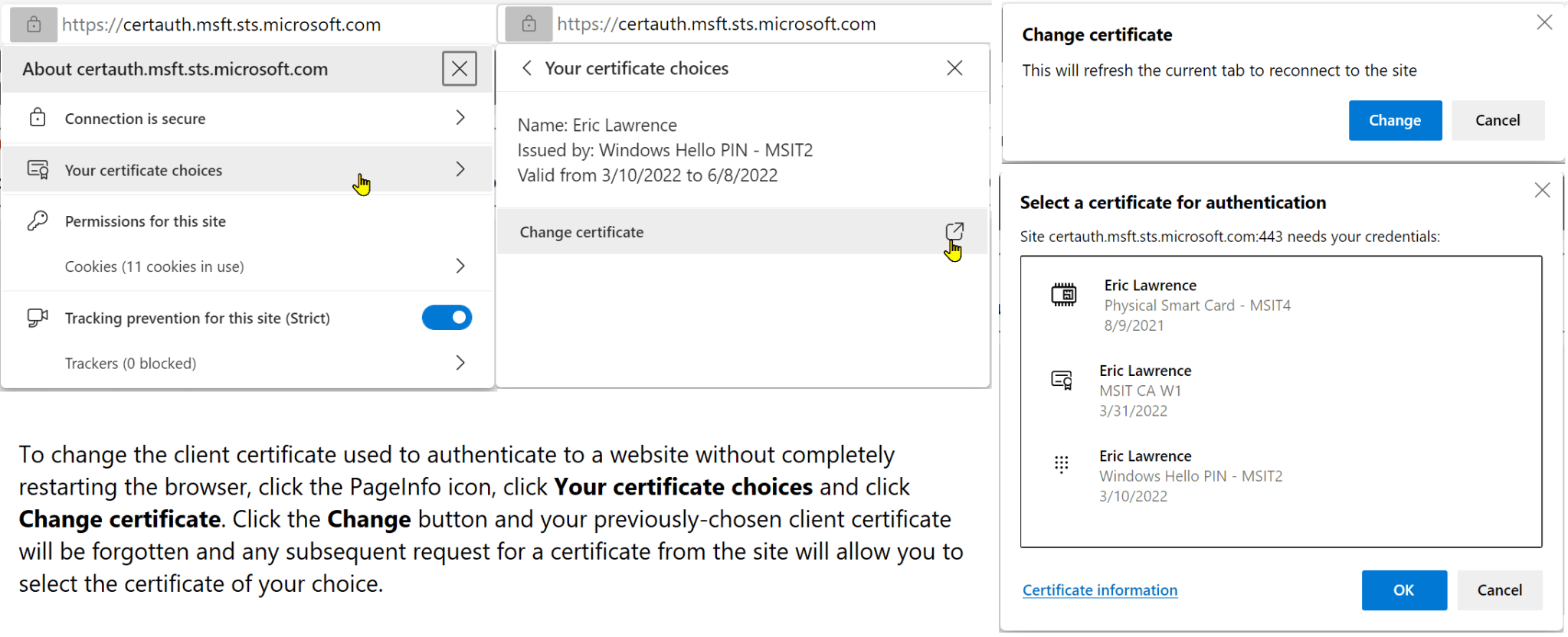 Client Certificate Authentication – text/plain