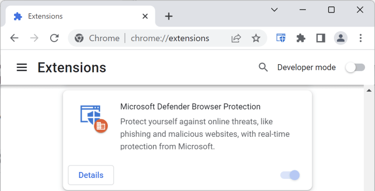 Improving the Microsoft Defender Browser Protection Extension – text/plain