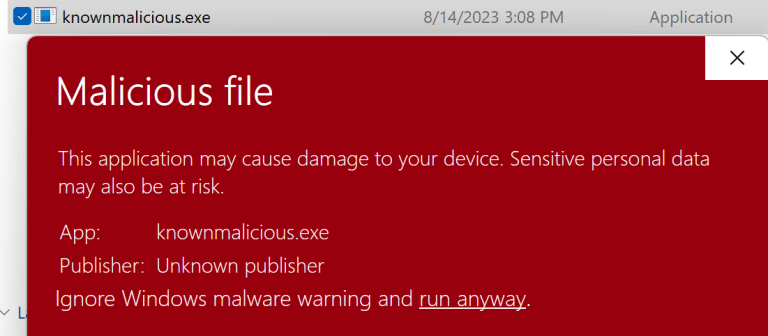 Enforcing SmartScreen with Policy – text/plain