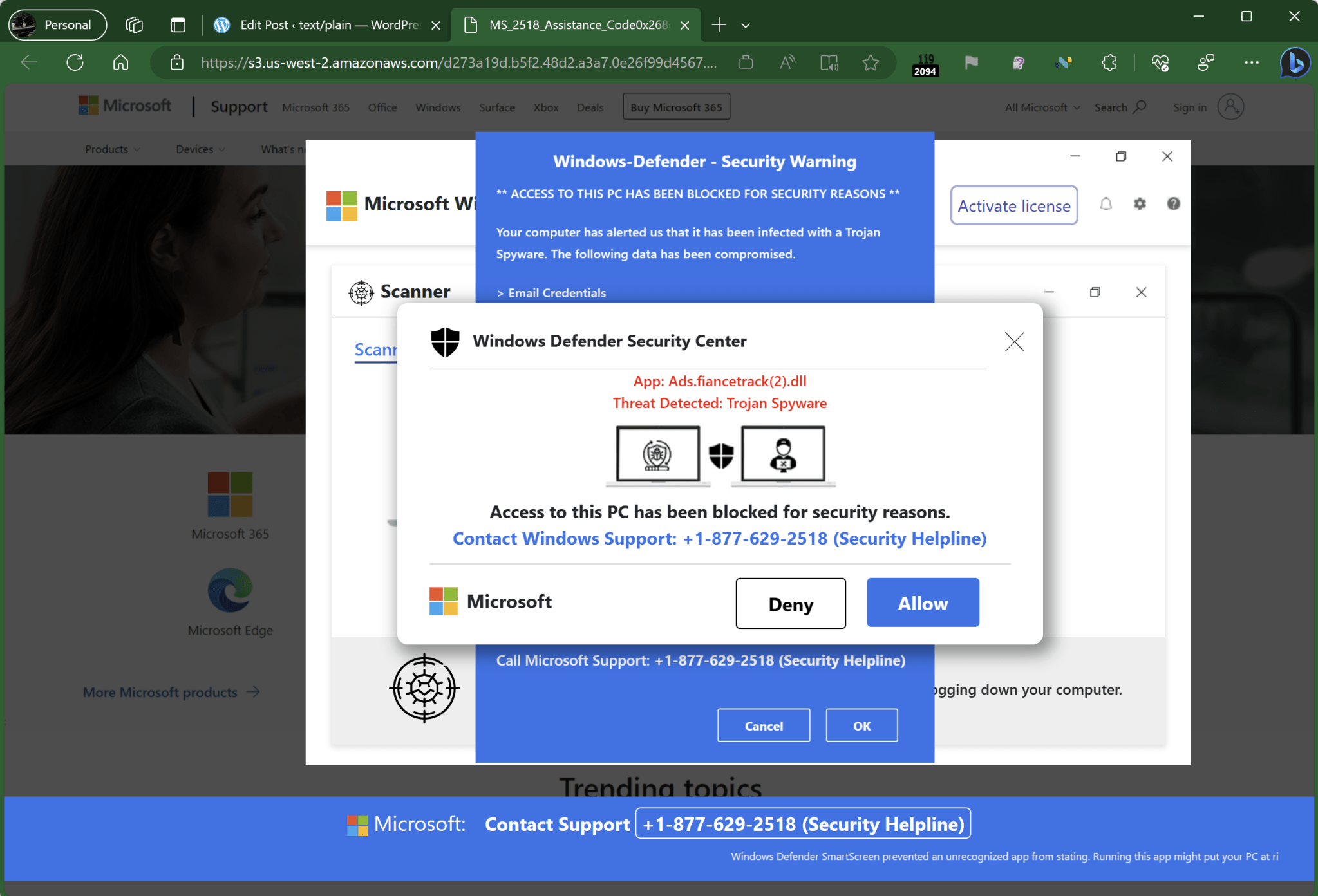 Attack Techniques: Fullscreen Abuse – text/plain