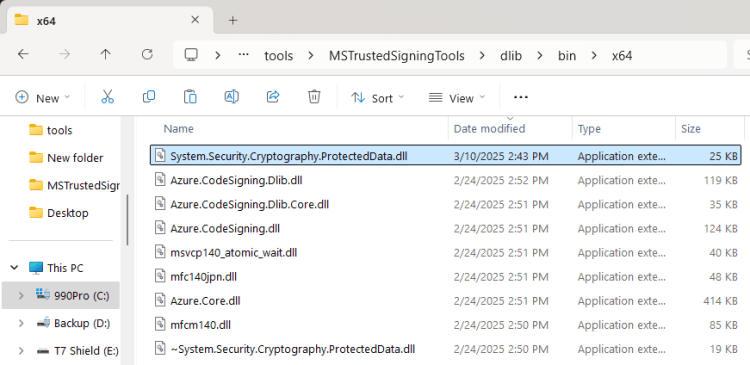 Authenticode in 2025 – Azure Trusted Signing – text/plain